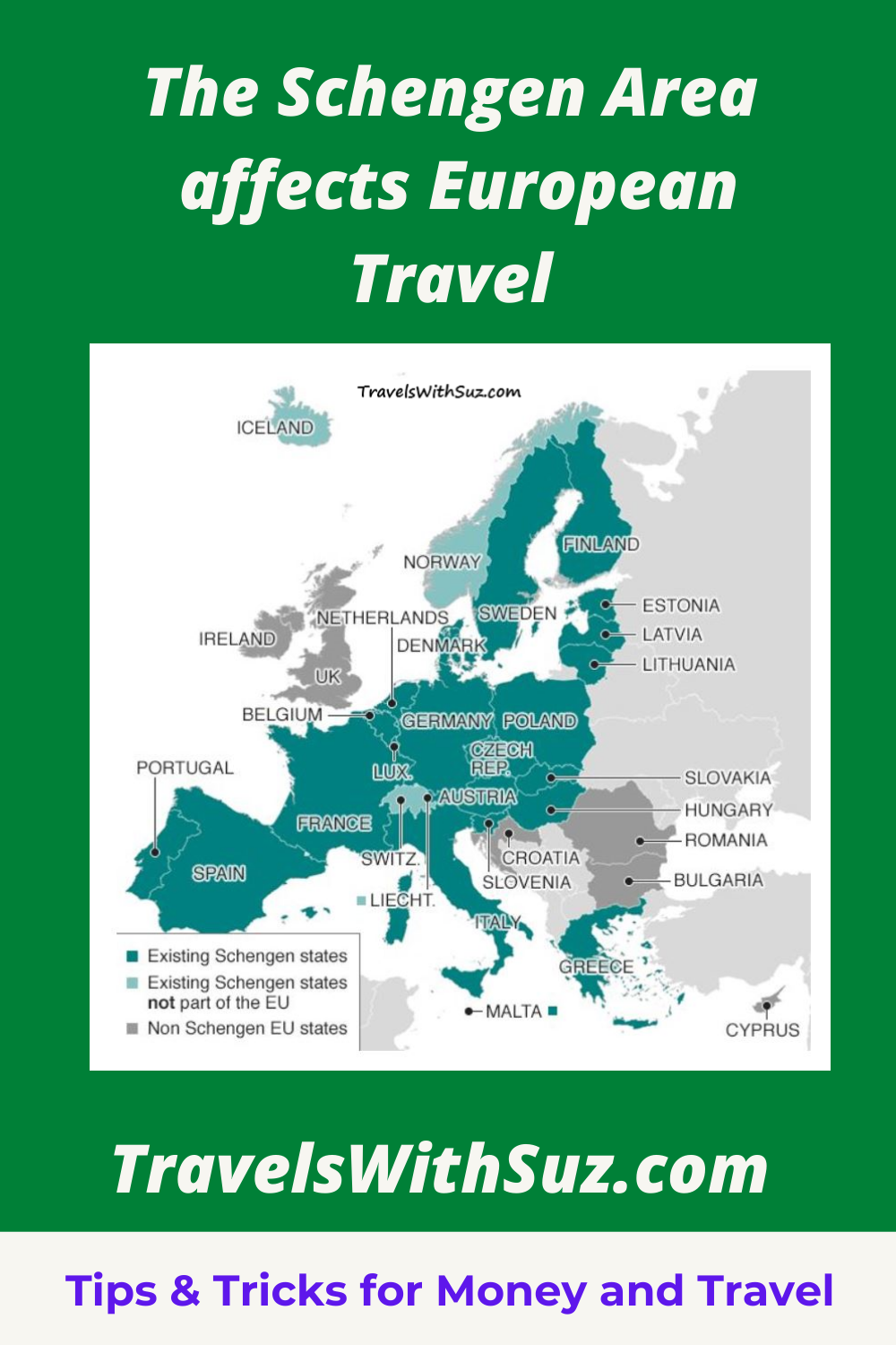 Schengen Agreement impact Europe Travel | TravelswithSuz.com